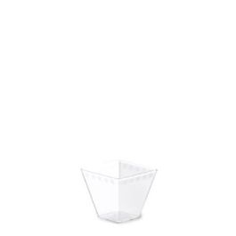 Square Plastic Dessert Cups 58ml (Semifreddo pots)
