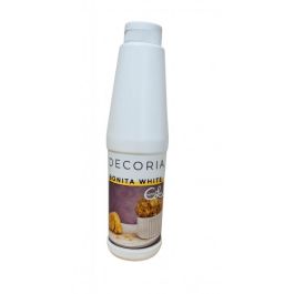 Decoria Ice Cream variegato Ripple in a bottle - White Bonita 0.9 KG ...